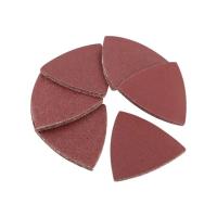 China Red Sandpaper Cloth Skateboard Sandpaper 50mm Sanding Disc 180 Grit for Glass Polishing for sale