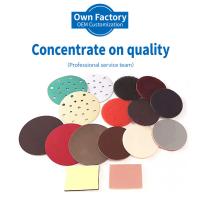 China Red Sandpaper Cloth Skateboard Sandpaper 50mm Sanding Disc 180 Grit for Glass Polishing for sale