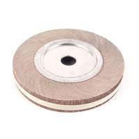 China 25.4MM 32MM Inner Hole 400 600 800 Grit Chuck Type Flap Wheel for Metal Polishing Grinding for sale