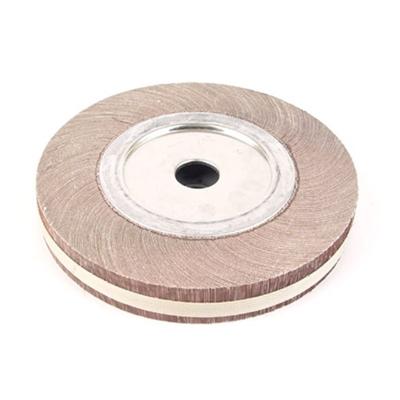 China 25.4MM 32MM Inner Hole 400 600 800 Grit Chuck Type Flap Wheel for Metal Polishing Grinding for sale