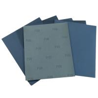 China Latex Paper Wet and Dry Waterproof Abrasive Sandpaper with Sticky PSA Backing 93*230mm for sale