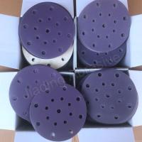 China Professional Purple Ceramic Sanding Disc for Car Body and Putty Polishing 40 800 Grit for sale