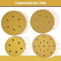 China Waterproof Film Sanding Disc Abrasives Sandpaper Disk for Automotive Sample Free for sale