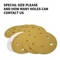 China Waterproof Film Sanding Disc Abrasives Sandpaper Disk for Automotive Sample Free for sale