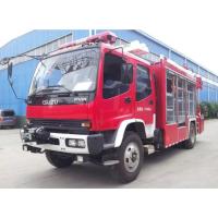 China ISUZU FVR 240HP 5 Ton Crane Rescue Fire Truck 4x2 Emergency Fire Fighting Vehicle for sale