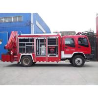 China ISUZU FVR 240HP 5 Ton Crane Rescue Fire Truck 4x2 Emergency Fire Fighting Vehicle for sale