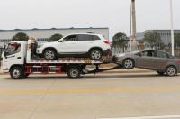 China Foton 4x2 4 Ton 130HP Flatbed Tow Truck Road Recovery Wrecker for sale