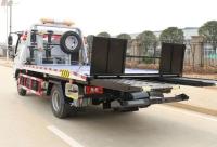China Foton 4x2 4 Ton 130HP Flatbed Tow Truck Road Recovery Wrecker for sale