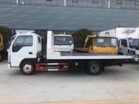 China 4-8 Ton Recovery Tow Truck Wrecker Body 130HP Diesel Flatbed Towing Vehicle for sale