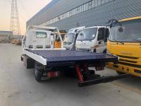 China 4-8 Ton Recovery Tow Truck Wrecker Body 130HP Diesel Flatbed Towing Vehicle for sale