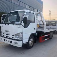 China 4-8 Ton Recovery Tow Truck Wrecker Body 130HP Diesel Flatbed Towing Vehicle for sale