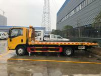 China Dongfeng 4 Ton 5 Ton 8 Ton Road Wrecker Towing Truck 130HP Flatbed Tow Truck for sale