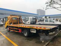 China Dongfeng 4 Ton 5 Ton 8 Ton Road Wrecker Towing Truck 130HP Flatbed Tow Truck for sale