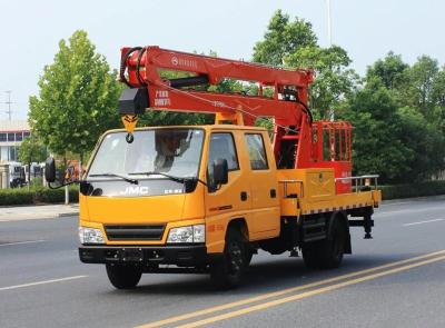 China 22m Pickup Truck Articulated Boom Lift Aerial Work Platform 200kg Capacity 360 Degree Rotation for sale