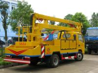 China Dongfeng 24m Hydraulic Aerial Manlift High Altitude Working Platform Truck 140HP for sale