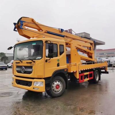 China Dongfeng 4x2 20m Telescopic Boom Aerial Platform Truck with Hydraulic Folding Lift for sale