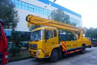 China Dongfeng 4x2 20m Telescopic Boom Aerial Platform Truck with Hydraulic Folding Lift for sale