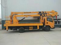 China JMC 4x2 14-16m Aerial Bucket Lift Truck 200kg Capacity Diesel Engine for sale