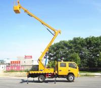 China 18m Hydraulic Aerial Platform Truck 6 Wheels 200kg Capacity Dongfeng Chassis for sale