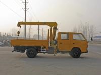 China JMC JAC 2 Ton Truck Mounted Crane Double Cabin 4x2 Diesel 116HP Telescopic Boom for sale