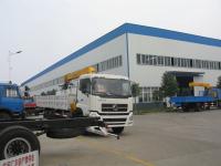 China Dongfeng 6x4 12 Ton Truck Mounted Hydraulic Crane 10 Wheels Heavy Duty Lifting for sale