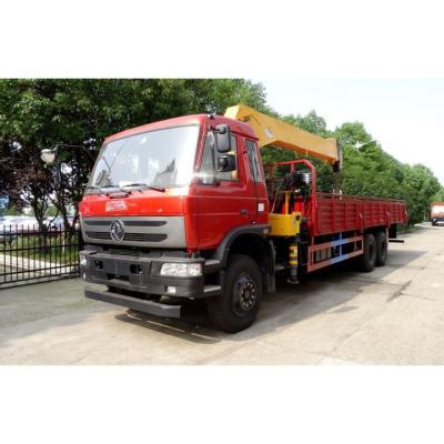 China Foton 6x4 10 Ton Truck Mounted Crane with 12m Lifting Height Telescopic Boom for sale