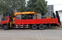 China Foton 6x4 10 Ton Truck Mounted Crane with 12m Lifting Height Telescopic Boom for sale