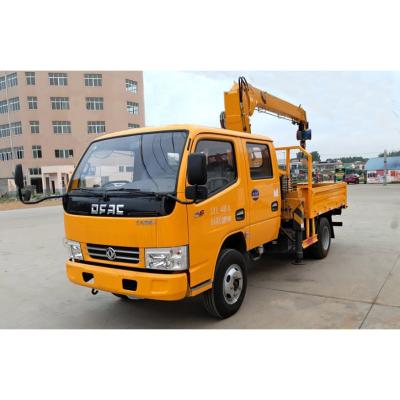 China Dongfeng 2 Ton Knuckle Boom Truck Crane 3 Arms 12m Lifting Height 360 Degree Rotation for sale