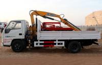 China JMC JAC 2 Ton 3 Ton Mini Truck Crane with Knuckle Folding Arm 4x2 Diesel for sale