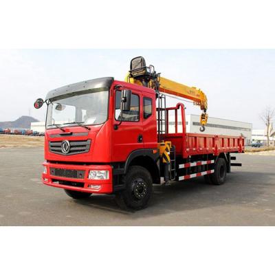China Dongfeng 8 Ton Telescopic Truck Mounted Crane 4x2 180HP Euro 3 Construction Service Truck for sale