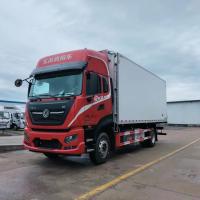 China Dongfeng 6x4 Tractor 40-50ton Refrigerator Semi Trailer Freezer Container 412HP for sale