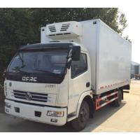 China Dongfeng 6 Ton Refrigerated Truck Freezer Cargo Van with 120HP Diesel Engine and Thermo King Unit for sale