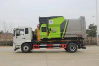 China Dongfeng Kingrun 10cbm 15ton Hook Lift Garbage Collection Truck for Municipal Waste for sale