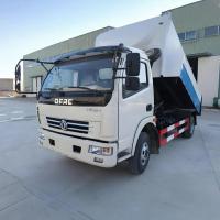 China Dongfeng 8m3 Hook Lift Garbage Truck Detachable Hopper Euro V 156HP for sale
