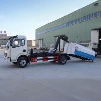 China Dongfeng 8m3 Hook Lift Garbage Truck Detachable Hopper Euro V 156HP for sale