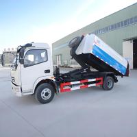 China Dongfeng 8m3 Hook Lift Garbage Truck Detachable Hopper Euro V 156HP for sale