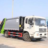 China 14m3 4x2 Garbage Compactor Truck Refuse Collector Waste Transport Euro V 180 HP for sale