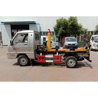 China Foton 3cbm Hook Lift Arm Garbage Truck 3000 Liters Hydraulic Waste Transfer Vehicle for sale