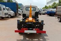 China Foton 3cbm Hook Lift Arm Garbage Truck 3000 Liters Hydraulic Waste Transfer Vehicle for sale
