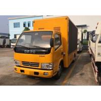 China Dongfeng 4x2 Mobile LED Advertising Truck Outdoor Super Bright P6 Display Billboard with 95HP Diesel Engine for sale