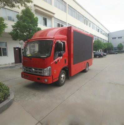 China Customized Mobile Outdoor 4X2 LED Display Stage Truck P6 Full Color Screen 5995mm for sale