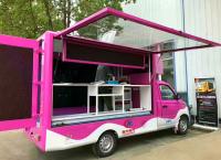 China P4 P5 P6 LED Mobile Advertising Broadcast Truck with 2400x1440mm Screen and 64kW Engine for sale