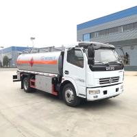 China Dongfeng 120HP 8cbm 8000 Liters Mobile Oil Transport Tanker Truck Small Fuel Dispenser Truck for sale
