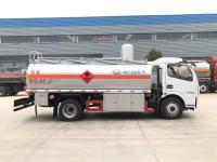 China Dongfeng 120HP 8cbm 8000 Liters Mobile Oil Transport Tanker Truck Small Fuel Dispenser Truck for sale