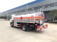 China Dongfeng 120HP 8cbm 8000 Liters Mobile Oil Transport Tanker Truck Small Fuel Dispenser Truck for sale