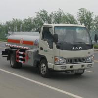 China JAC 4x2 5m3 Fuel Delivery Tank Truck with Pump Dispenser for Diesel Gasoline Chemical Liquid for sale
