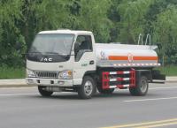 China JAC 4x2 5m3 Fuel Delivery Tank Truck with Pump Dispenser for Diesel Gasoline Chemical Liquid for sale