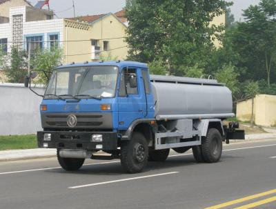 China Dongfeng 6 Wheels 10m3 Carbon Steel Oil Tank Truck for Diesel Gasoline Transport for sale