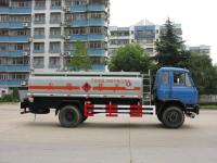 China Dongfeng 6 Wheels 10m3 Carbon Steel Oil Tank Truck for Diesel Gasoline Transport for sale