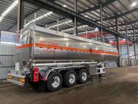 China Aluminum Alloy Fuel Tanker Semi Trailer 42000L 6 Compartments Diesel Petrol Transport for sale